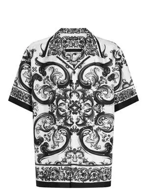 Dolce & Gabbana Majolica-print Silk Twill Hawaii Shirt Shirts - Multicolor