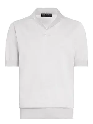 Dolce & Gabbana Polo M/corta Sweaters And Cardigans Gray - Grey