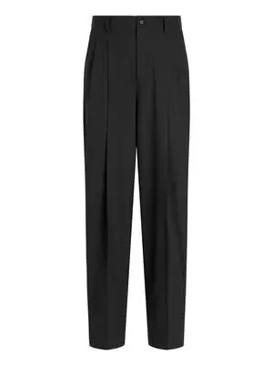 Dolce & Gabbana Virgin Wool Trousers - Brown