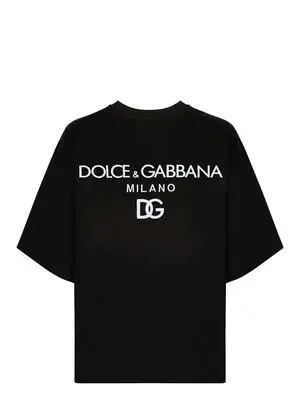Dolce & Gabbana T-shirt M/corta Giro T-shirts And Sweatshirts - Black