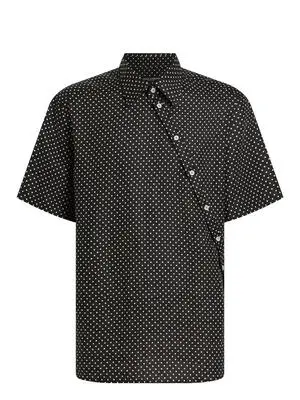 Dolce & Gabbana Polka Dot-print Linen Shirt Shirts - Multicolor