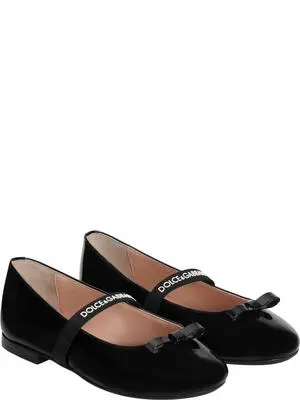 Dolce & Gabbana Ballerina Shoes Leather - Black