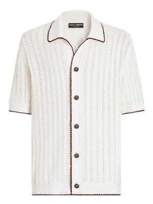 Dolce & Gabbana Camicia M/c Sweaters And Cardigans - White