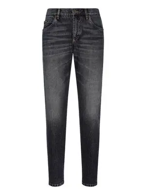 Dolce & Gabbana Five-pocket Loose Jeans - Blue