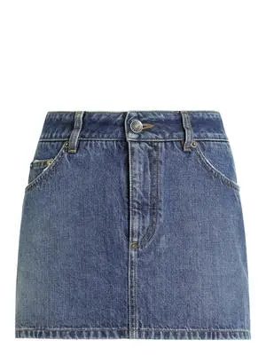 Dolce & Gabbana Denim Mini Skirt - Multicolor