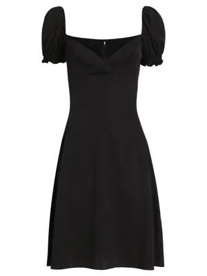 Dolce & Gabbana Stretch Charmeuse Dress Dresses Silk - Black