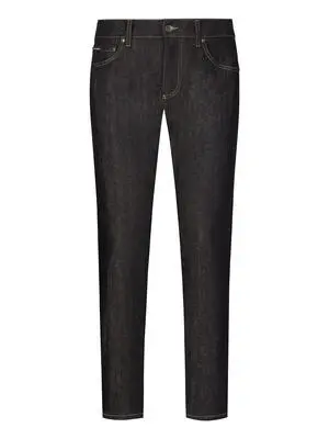 Dolce & Gabbana Slim-fit Stretch Denim Jeans Denim Multi-colored - Multicolor