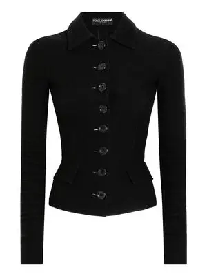 Dolce & Gabbana Single-breastedwool Cloth Jacket Blazers - Black