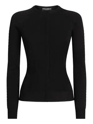 Dolce & Gabbana Viscose Cardigan Sweaters And Cardigans - Black
