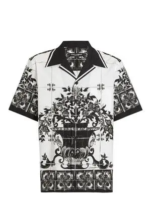 Dolce & Gabbana Majolica-print Poplin Hawaii Shirt Shirts - Multicolor