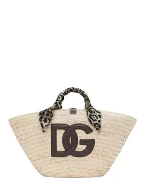 Dolce & Gabbana Shopping Tote Bags Animal Print - Multicolor