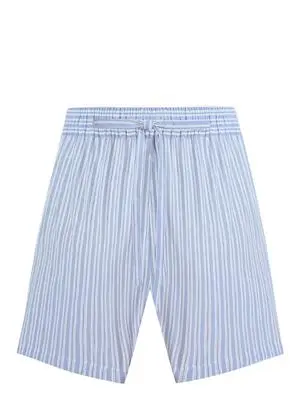 Dolce & Gabbana Striped Poplin Shorts Pants And Shorts - Multicolor