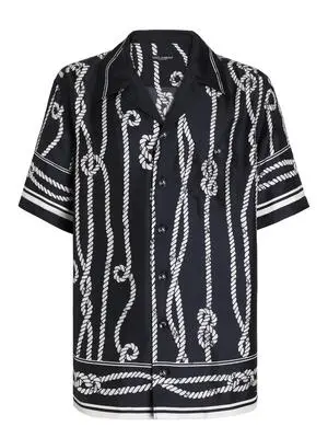 Dolce & Gabbana Marina-print Silk Twill Hawaii Shirt Shirts - Multicolor