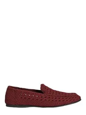 Dolce & Gabbana Woven Loafers - Red