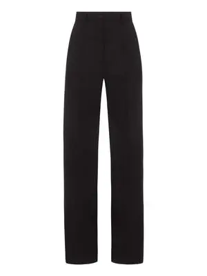 Dolce & Gabbana Flared Woolen Pants Pants And Shorts - Black