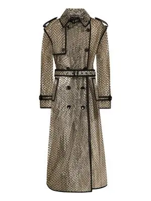 Dolce & Gabbana Textured Button-detail Coat - Multicolor