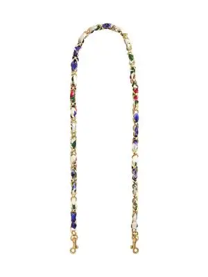 Dolce & Gabbana Bejeweled Chain Strap - Print