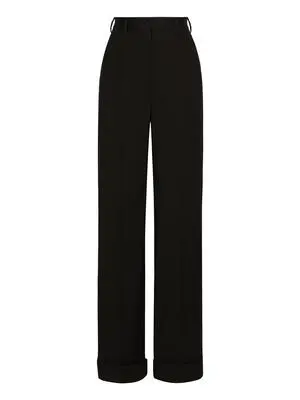 Dolce & Gabbana Tailored Stretch Pants - Black