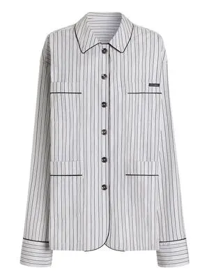 Dolce & Gabbana Striped Poplin Shirt - Multicolor