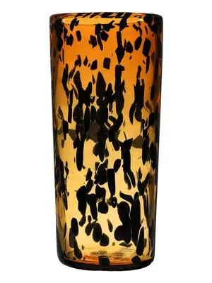 Dolce & Gabbana Cylindrical Murano Glass Vase Large Vases - Multicolor