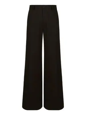Dolce & Gabbana Pantalone - Man Pants And Shorts Cotton 48 Brown