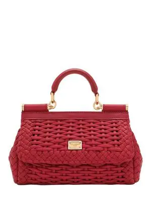 Dolce & Gabbana Small Sicily Handbag Multi-colored Leather - Multicolor