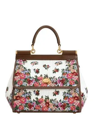 Dolce & Gabbana Sicily Medium Embroidered Handbag Handbags - Multicolor