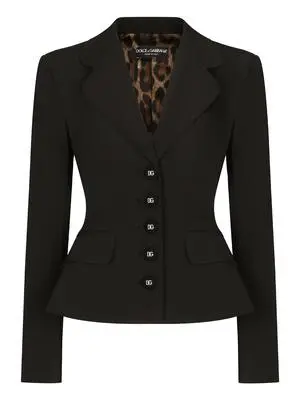 Dolce & Gabbana Jacquard Blazer - Black