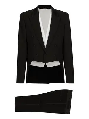 Dolce & Gabbana Single-breasted Tuxedo Suit Suits And Blazers - Black