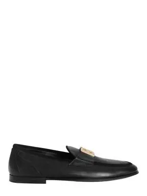 Dolce & Gabbana Calfskin Driver Loafers - Black