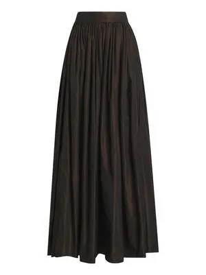 Dolce & Gabbana Long Circle Skirt In Iridescent Taffeta Skirts - Multicolor