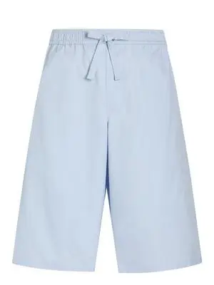 Dolce & Gabbana Logo-print Vanity Poplin Bermuda Shorts Pants And Shorts - Multicolor