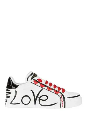 Dolce & Gabbana Dolce & Gabbana Limited Edition Portofino Lace-Up Sneakers Multicolor