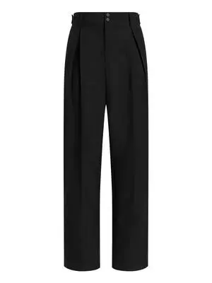 Dolce & Gabbana Wool Blend Trousers - Black