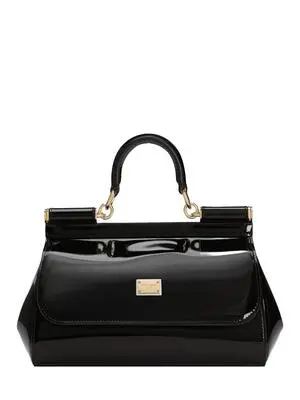 Dolce & Gabbana Borsa A Mano Handbags Leather - Black