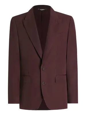 Dolce & Gabbana Single-breasted Woolen Jacket Suits And Blazers Multi-colored - Multicolor