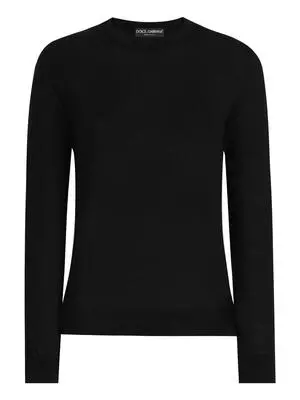 Dolce & Gabbana Dolce & Gabbana Black Cashmere Pullover Black