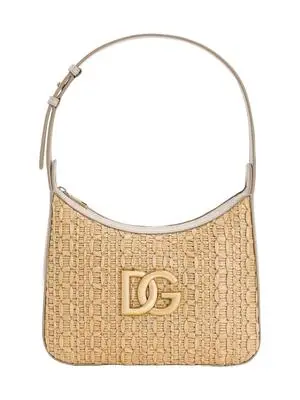 Dolce & Gabbana Rafia Crochet Shoulder Bag Shoulder And Crossbody Bags - Multicolor
