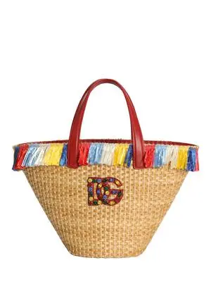 Dolce & Gabbana Raffia Coffa Bag Accessories - Multicolor