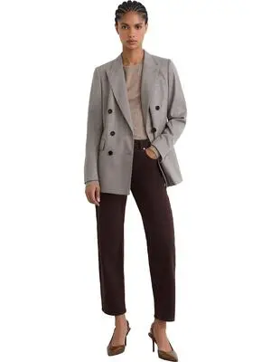 REISS Mid-rise Straight-leg Jeans - Grape