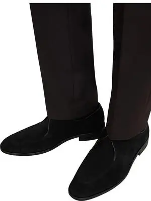 REISS Blake Lace-up Derby Shoes Black