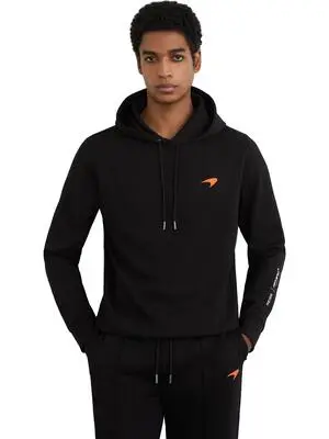 REISS X Mclaren F1 Team Racing Interlock Speedmark Hoodie - Black