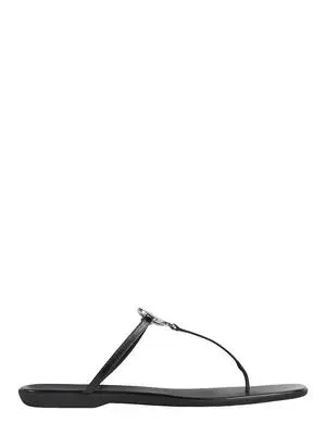 Gucci Thong Sandal With Interlocking G - Black