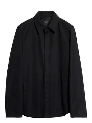Gucci Reversible Nylon And Gg Canvas Jacket - Black