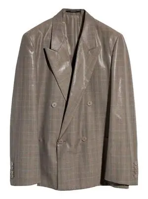 Gucci Double-breasted Wool Jacket - Grey