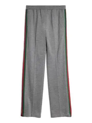 Gucci Gg Jersey Jacquard Trousers, Size - Grey