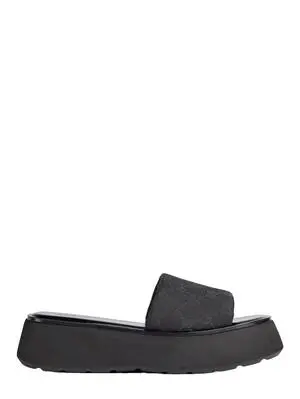 Gucci Interlocking G Slide Sandal - Black