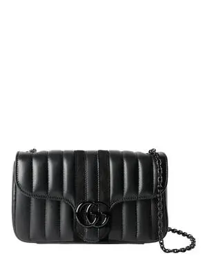 Gucci Diana Small Embroidered Tote Bag - Black