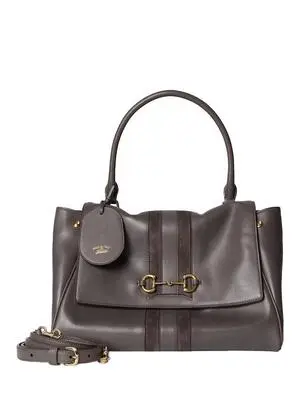 Gucci Gucci Diana Small Embroidered Tote Bag Grey
