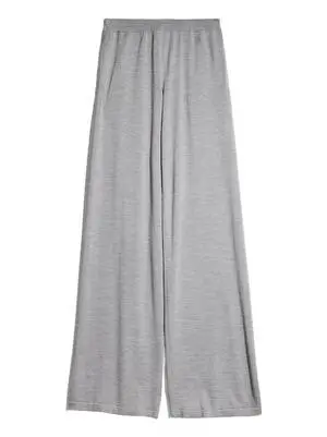 Gucci Pleated Stretch Viscose Skirt With Stripe Trim - Grey